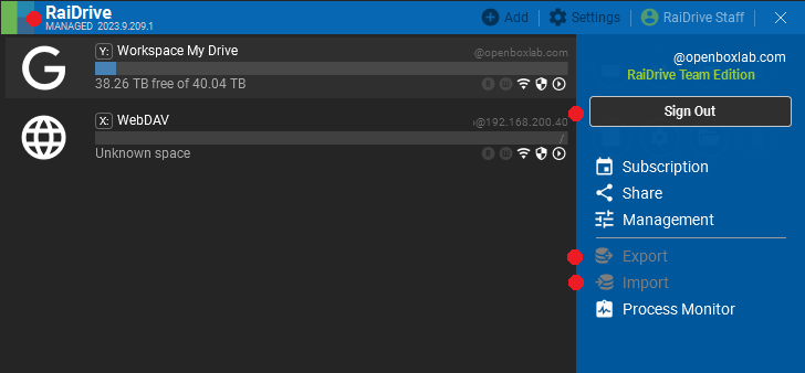 RaiDrive Managed License - General - RaiDrive Forum